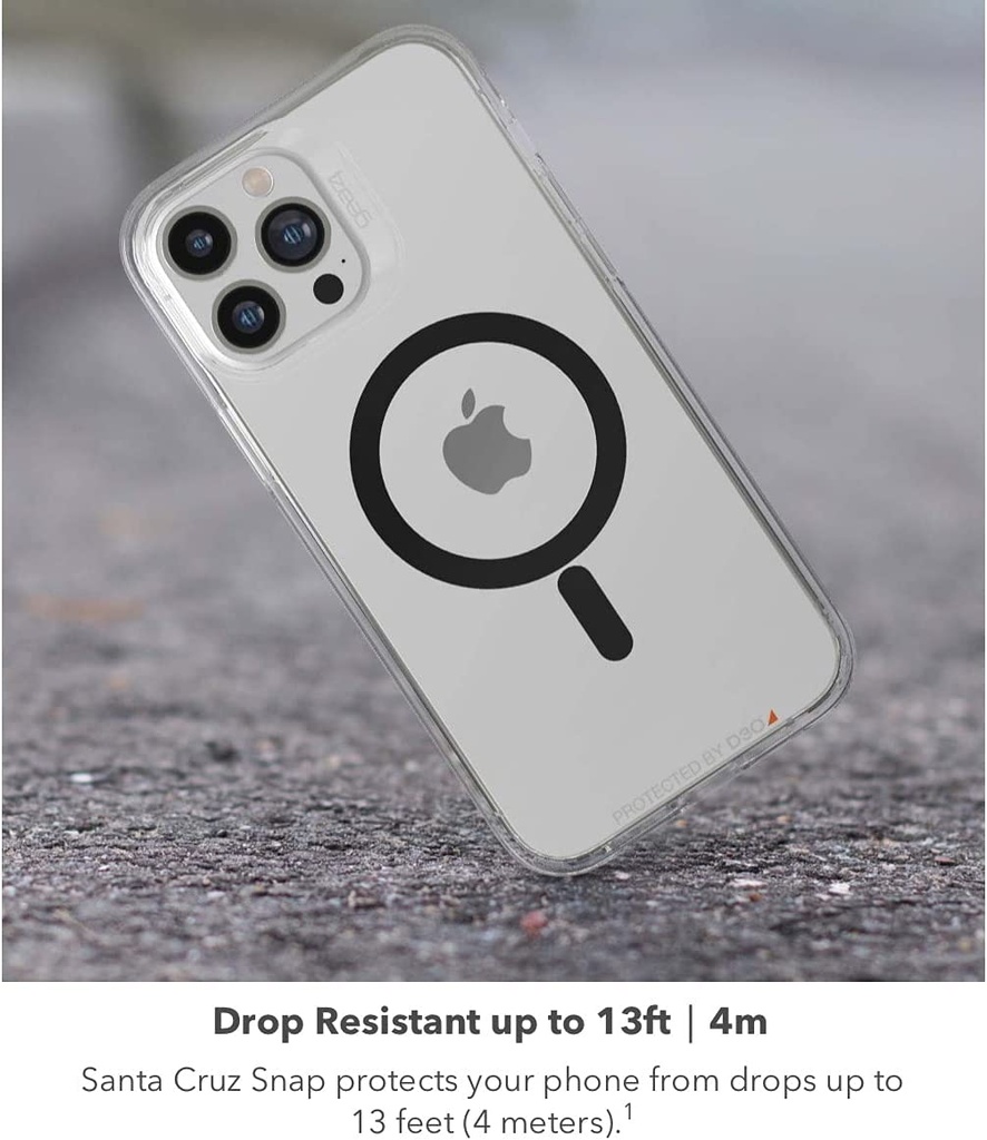 Gear4 Santa Cruz Snap iPhone 14 Pro Max-Magsafe (Black) | CAVARATY